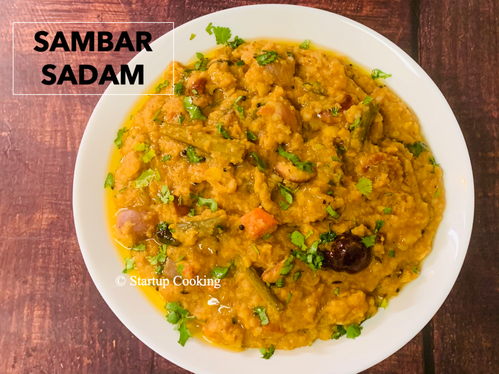 Sambar Rice Recipe | Sambar Sadam Recipe | Startup Cooking - Startup ...