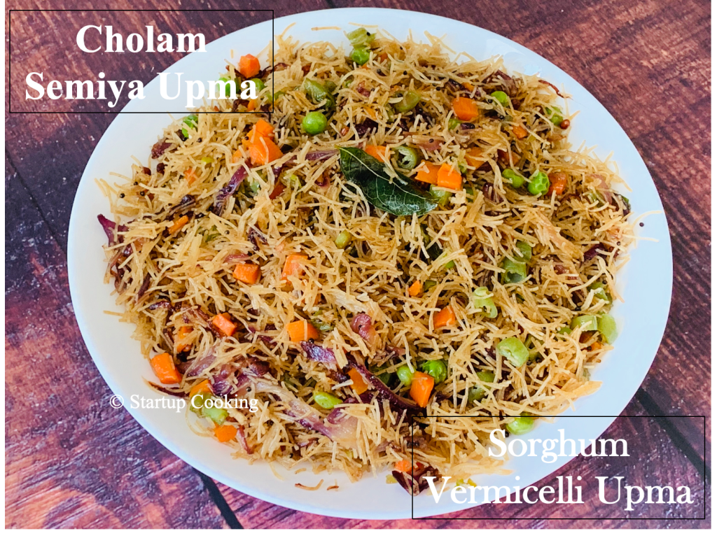 Cholam Semiya Upma Recipe | Sorghum Millet Vermicelli Upma | Startup ...