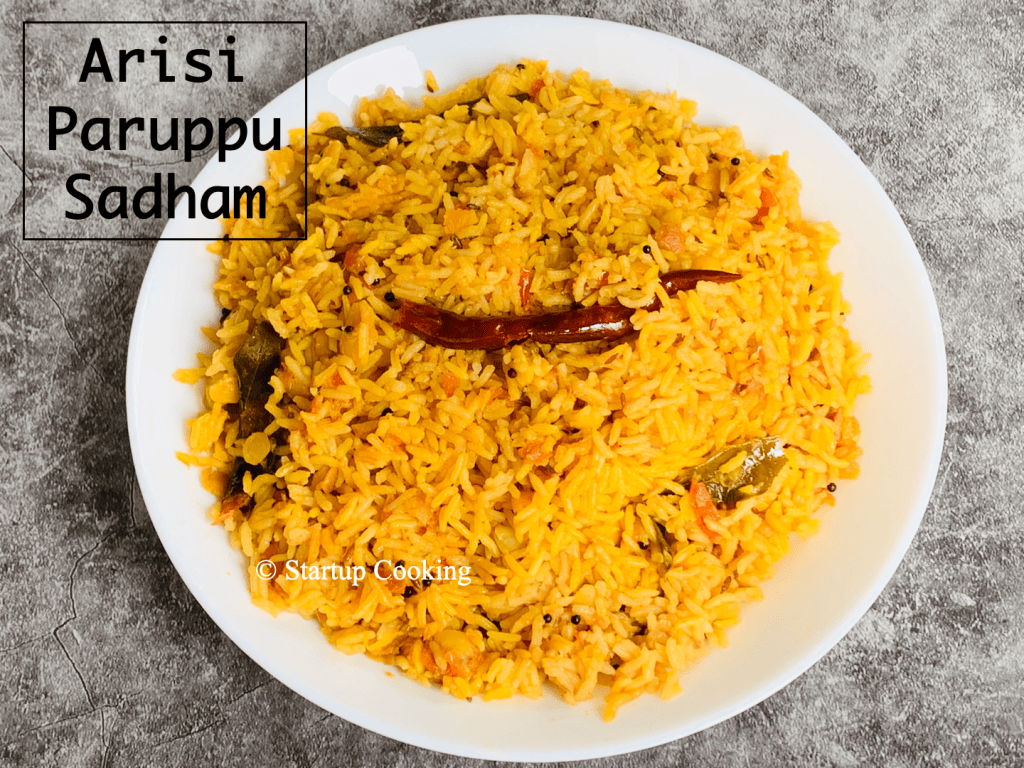 Arisi Paruppu Sadam Recipe | Coimbatore Style Arisi Paruppu Sadam ...